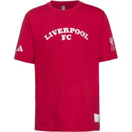 Adidas FC Liverpool T-Shirt Herren - Gr&ouml;&szlig;e S - rot