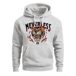 Neverless Sweatshirt 'Tiger' male Grey size 4XL