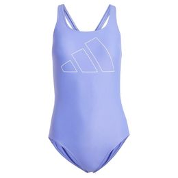 adidas Performance Active Swimsuit 'Big Bars' female Blue size 30