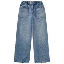 Yigga M&auml;dchen Wide-Leg-Jeans mit Fronttaschen