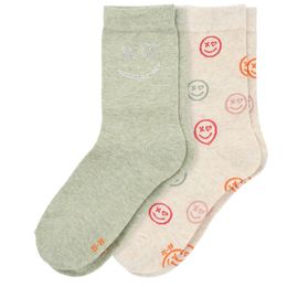 Gina Benotti 2 Paar Damen Socken mit lustigen Motiven
