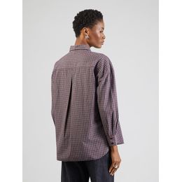 Only Bluse Damen Gr&ouml;&szlig;e L grau / weinrot / wei&szlig;