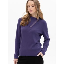 Passioni Sweater female Purple size L