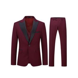 YOUTHUP Suit male Red size 48