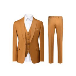 YOUTHUP Suit male Brown size 48