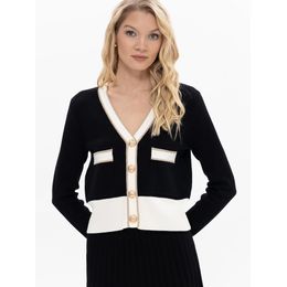 Passioni Knit Cardigan female Black size L