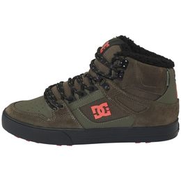 DC Shoes Schn&uuml;rboots Herren Gr&ouml;&szlig;e 43 oliv / rot