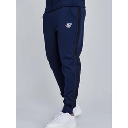 SikSilk Trainingsanzug 'Hoodie And Joggers Set' Herren Größe XL blau