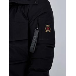 SikSilk Winter Jacket 'Parka' male Black size XXL