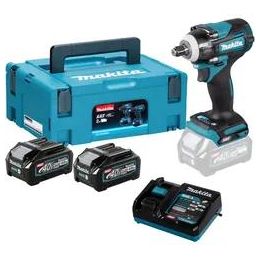 Makita TW004GD201 Akku-Schlagschrauber 40V max. / 2x 2,5 Ah Akku + Ladeger&auml;t im Makpac