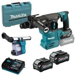 Makita HR008GZ Akku-Kombihammer SDS-PLUS 40V max. / 2x 4,0 Ah Akku + Ladeger&auml;t im Transportkoffer