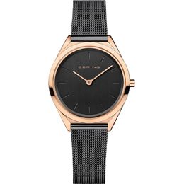 Bering Analog Watch female Gold size One Size