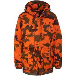Rascher Signal-Camo-Lodenjacke Prestige Orange Camo (Größe: 50)