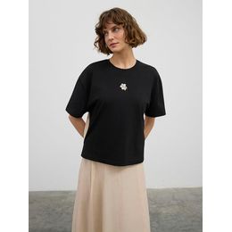 BGN Shirt in Schwarz/ Beige - 83% | Gr&ouml;&szlig;e 38 | Damen-tops