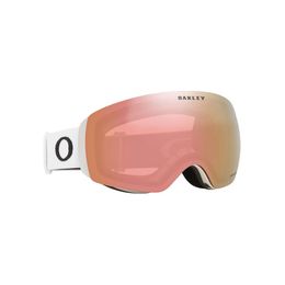 Oakley Ski-/ Snowboardbrille "Flight Deck" in Wei&szlig;/ Rosa - 26% | Gr&ouml;&szlig;e M | Damen-outdoor-ausruestung