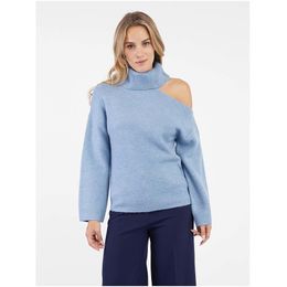 ORSAY Rollkragenpullover in Hellblau - 62% | Gr&ouml;&szlig;e L | Damen-pullover-cardigans