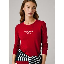 Pepe Jeans Longsleeve "New Virginia" in Rot - 42% | Gr&ouml;&szlig;e XL | Damen-tops