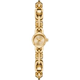 Quarzuhr Michael Kors "MK ASTOR LINK", gold (goldfarben), Armbanduhren, Damen, Armbanduhr, Damenuhr, Edelstahlarmband, analog