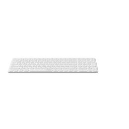 RAPOO Ultra-Slim-Bluetooth-Tastatur "E9310M, Kabellose, ultraflache Multi-Mode-Tastatur, QWERTZ", wei&szlig;, B:36,3cm H:11,9cm T:2cm, Tastaturen