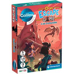 Spiel Clementoni "Galileo Games, Escape Games, In der Drachenhöhle", bunt, Spiele, Kinder, Made in Europe