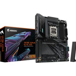 Gigabyte Mainboard "X870E AORUS ELITE X3D Mainboard &ndash; Unterst&uuml;tzt AMD Ryzen 9000 Prozessor", ohne farbbezeichnung, B:29,5cm H:8,2cm T:35,1cm, Mainboards