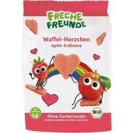 erdbär Kindersnack Waffel-Herzchen Apfel-Erdbeere, ab 1 Jahr Freche Freunde
