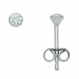 Adelia&acute;s Paar Ohrh&auml;nger ADELIA&acute;S "Damen 585 Wei&szlig;gold Ohrringe Ohrstecker mit Zirkonia", silber, Ohrringe, Damen, Damen, Gold Wei&szlig;gold 585, Gold, Wei&szlig;gold 585, mit Zirkonia Wei&szlig;goldschmuck f&uuml;r Damen