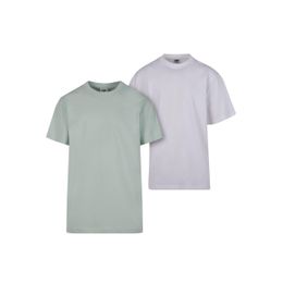 Urban Classics Damen T-Shirt "Urban Classics Herren Tall Tee 2-Pack"frostmint, wei&szlig;, Gr. S, unifarben, 100% Baumwolle, Shirts