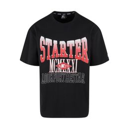 Damen T-Shirt "Starter Black Label Herren Starter MCMLXXI"schwarz, Gr. L, STARTER Black Label, unifarben, 100% Baumwolle, Shirts
