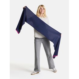 LIEBLINGSSTÜCK LIEBLINGSSTÜCK Damen Schal "Damen-Strickschal"490, navy, Kaschmir, Modetücher, aus Wolle und Kaschmir
