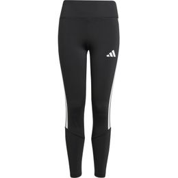Adidas Jg Tr-Es 3s Leg Tights Mädchen - schwarz - Gr. 116 - Polyester/Elastan
