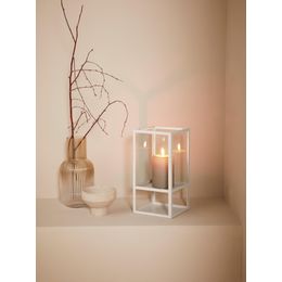 Windlicht "Zhara", braun (caramel), B:15cm H:30cm T:15cm, Glas, Metall, LeGer Home by Lena Gercke, Kerzenhalter, Windlicht, aus Metall und Glas