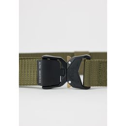 Ledergürtel Alpha Industries "Utility Belt", Herren, Gr. onesize, grün (olive), Obermaterial: 100% Nylon, Gürtel Ledergürtel
