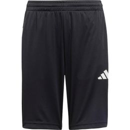 Adidas J Tr-Es 3s Sh Funktionsshorts Jungen - schwarz - Gr. 152 - Polyester