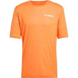 Adidas Xpr Funktionsshirt Herren - orange - Gr. L - Polyester