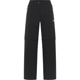 Jack Wolfskin Pico Trail Zipphose Damen - schwarz - Gr. 46 - Polyester