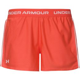 Under Armour Tech Funktionsshorts Damen - orange - Gr. S - Polyester