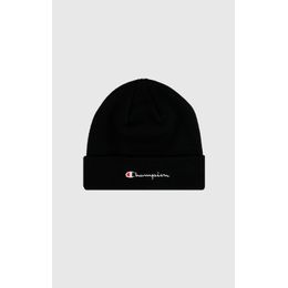 Beanie Champion "Lifestyle Beanie Cap", Jungen, schwarz (nbk), Strick, Microfaser, unifarben, Mützen Beanie, für Kinder
