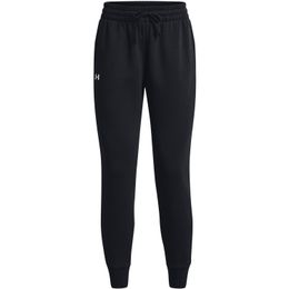 Under Armour Rival Fleece Sweathose Damen - schwarz - Gr. XS - Baumwolle/Polyester