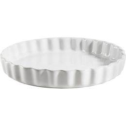Mäser Tarteform MÄSER "Backform Kitchen Time, 27 cm, Keramik", weiß, Ø:27cm, Steinzeug, Küchenformen