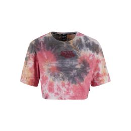T-Shirt Von Dutch "Von Dutch ARIEL SHIRTS", Damen, Gr. L, tie dye rot, 100% Baumwolle, normal, Rundhals, Shirts T-Shirt