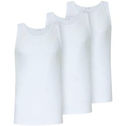 Unterhemd Jockey "Classic", Herren, Gr. L, N-Gr, wei&szlig;, Feinripp, Obermaterial: 100% Baumwolle, unifarben, figurbetont, Rundhals, Unterhemden Unterhemd, in figurbetonter Passform