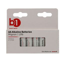 B1 Mignon-Batterie 1,5 V AA LR6 8 Stück
