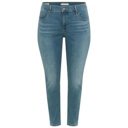 LEVI'S® PLUS Skinny-fit-Jeans LEVI'S PLUS "311 PL SHAPING SKINNY *D", Damen, Gr. 20 (52), Länge 28, liberty life, Denim/Jeans, Obermaterial: 85% Baumwolle, 7% Lyocell, 6% Elastomultiester, 2% Elasthan, skinny fit knöchellang, Jeans, figurformend mit Stretch