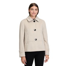 Wolljacke Gil Bret "Damen mit Kragen", Damen, Gr. 46, beige, Obermaterial: 40% Polyacryl, 30% Polyester, 22% Wolle, 5% Polyamid, 3% diverse Faserarten; Besatz: 70% Wolle, 20% Polyester, 10% Polyamid; Futter: 100% Polyamid; Ärmelfutter: 100% Polyester, ausgestellt, Jacken