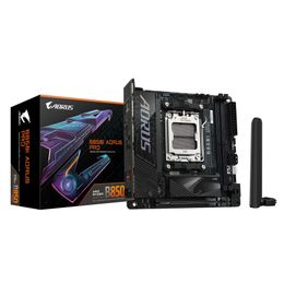 Gigabyte Mainboard "B850I AORUS PRO Motherboard - Unterstützt AMD Ryzen 9000 Serie CPUs, 8", ohne farbbezeichnung, B:24,3cm H:9,8cm T:22,8cm, Mainboards