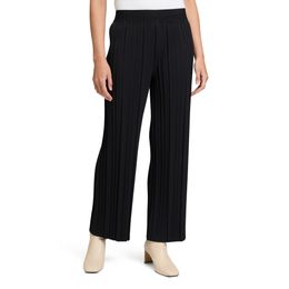 Culotte Betty Barclay "Damen unifarben", Damen, Gr. 40, Normalgr&ouml;&szlig;en, schwarz, Obermaterial: 96% Polyester, 4% Elasthan, relaxed fit 3/4-L&auml;nge, Hosen Culotte