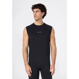 Tanktop Champion, Damen, Gr. XL (56/58), schwarz (nbk), Obermaterial: 92% Polyester, 8% Elasthan, Tops Tanktop