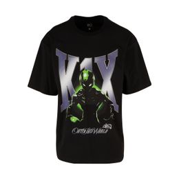 T-Shirt K1x "K1x KXM243-013-1 K1x Alien Built Tee", Damen, Gr. L, schwarz, 100% Baumwolle, bedruckt, normal, Rundhals, Shirts T-Shirt