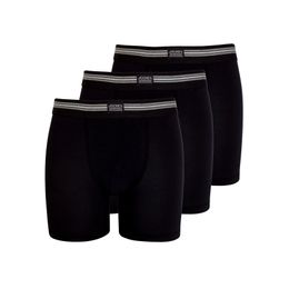 Trunk Jockey "Cotton Stretch", Herren, Gr. M, schwarz, Single Jersey, Obermaterial: 95% Baumwolle, 5% Elasthan, unifarben, k&ouml;rpernah, Unterhosen, Mittlere Bundh&ouml;he, l&auml;ngeres Bein, Logobund